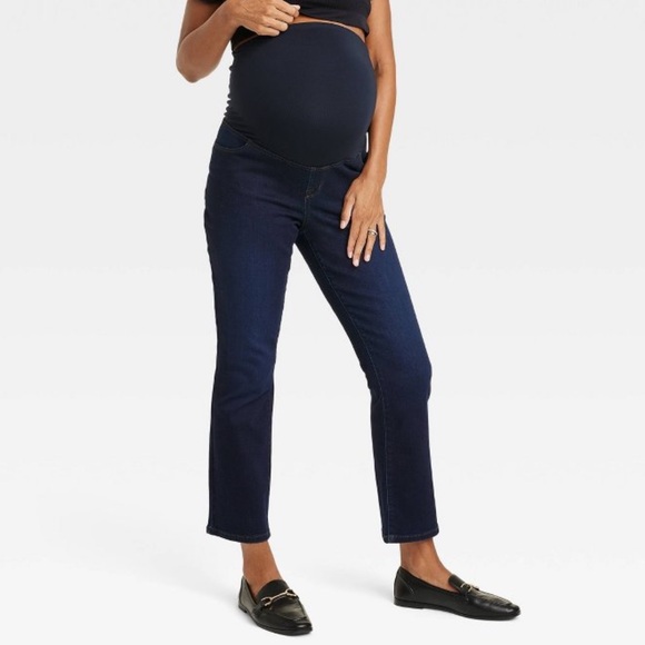Ingrid & Isabel | Jeans | Nwt Ingrid Isabel Dark Wash Bootcut Crop Full ...